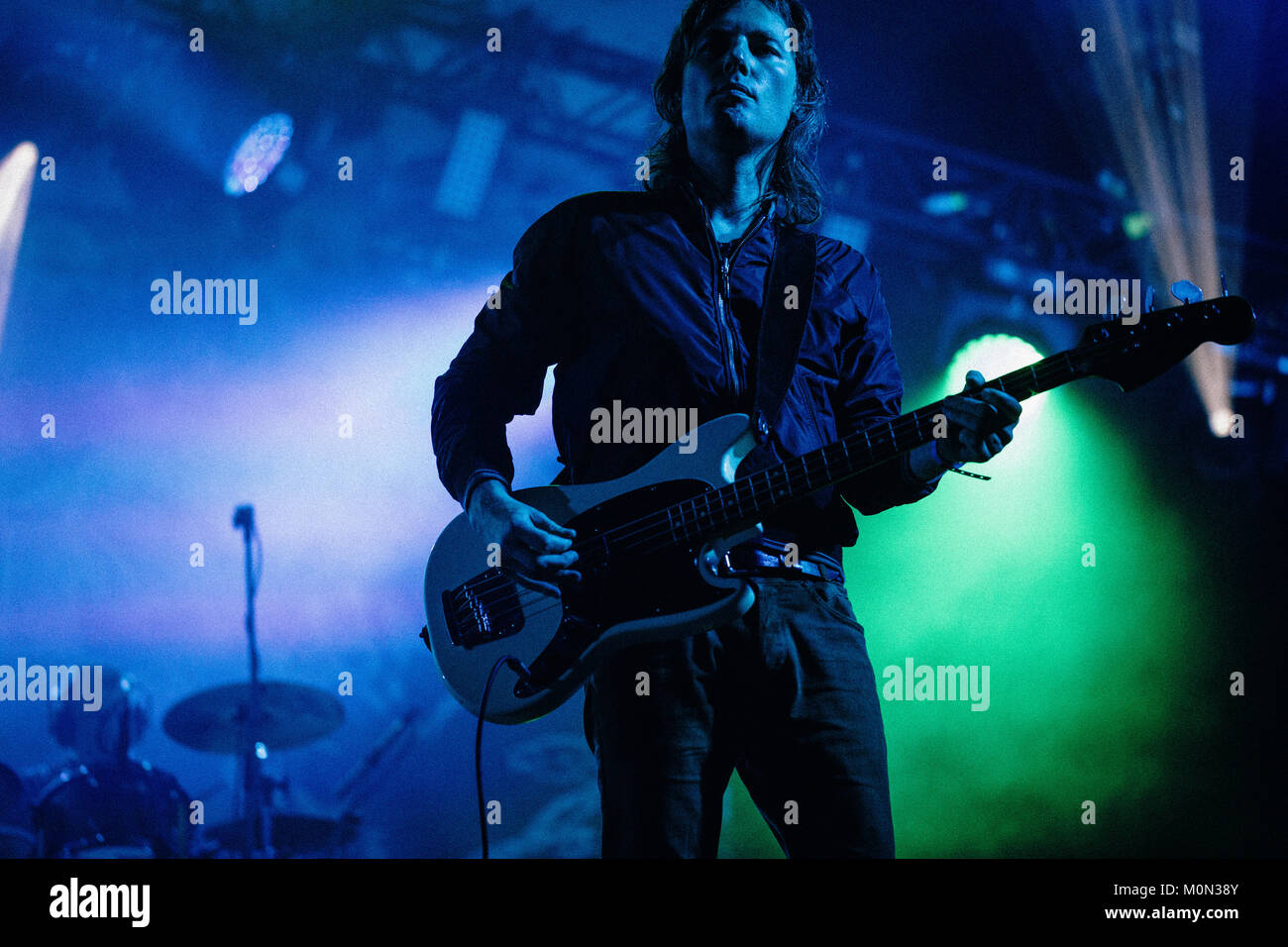 The Scottish indie pop band Belle and Sebastian performs a live concert ...