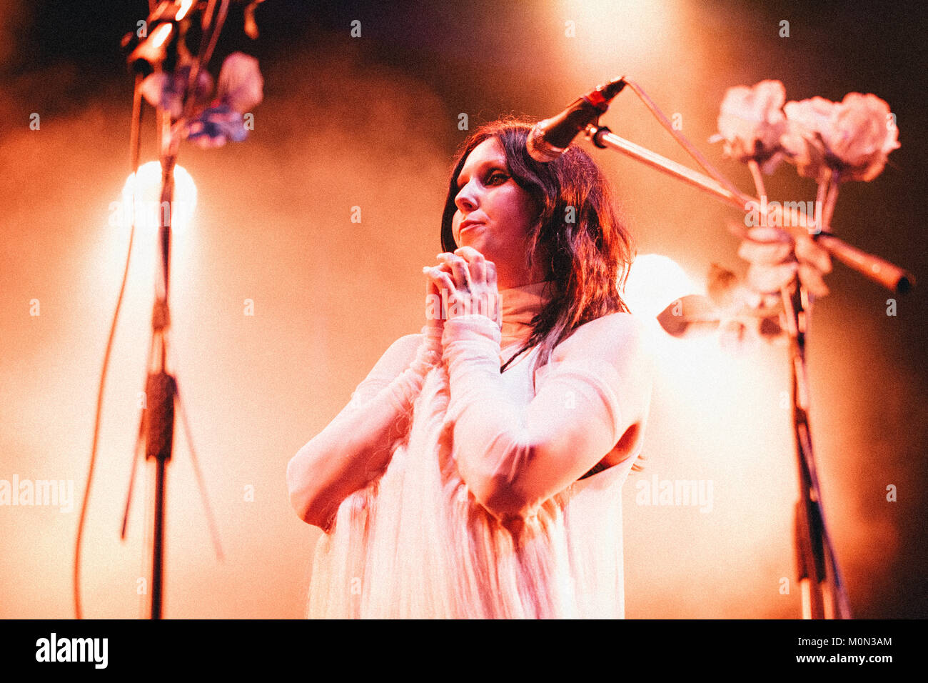 The American singer-songwriter and musician Chelsea Wolfe performs a ...