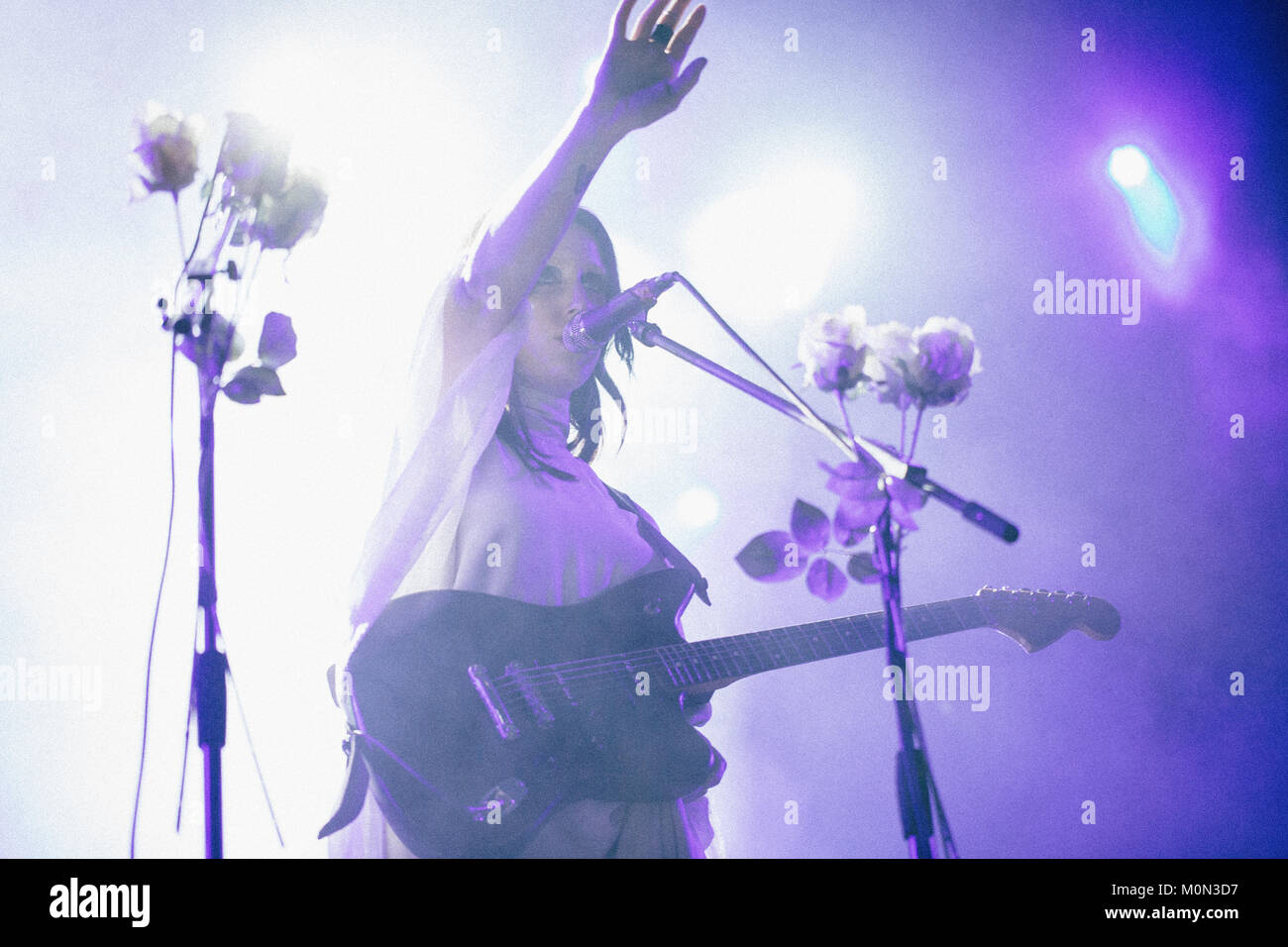 The American singer-songwriter and musician Chelsea Wolfe performs a ...