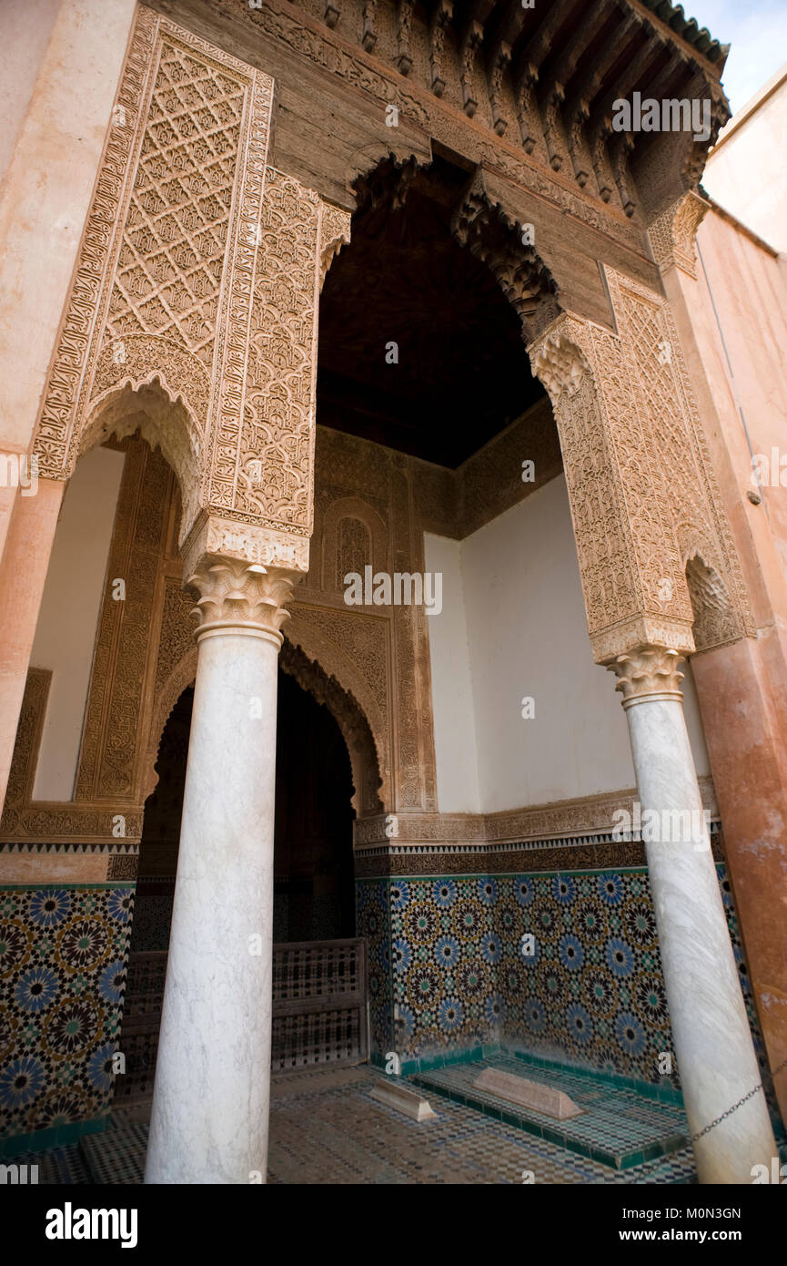 Saadian Tomb Marrakech High Resolution Stock Photography and Images - Alamy