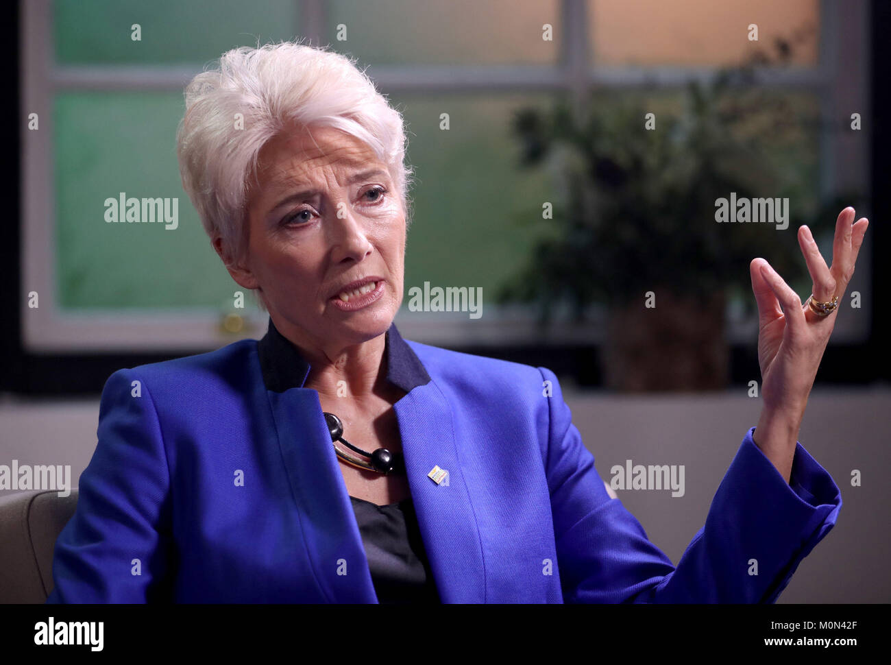 Actress Emma Thompson, president of the Helen Bamber Foundation, during ...