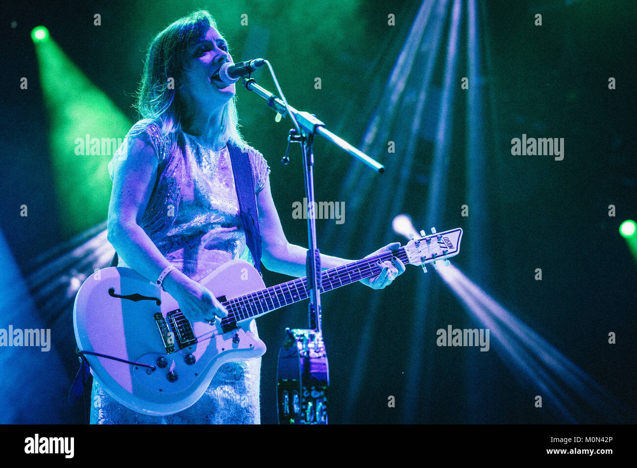 The English band Slowdive performs a live concert at the Polish music ...