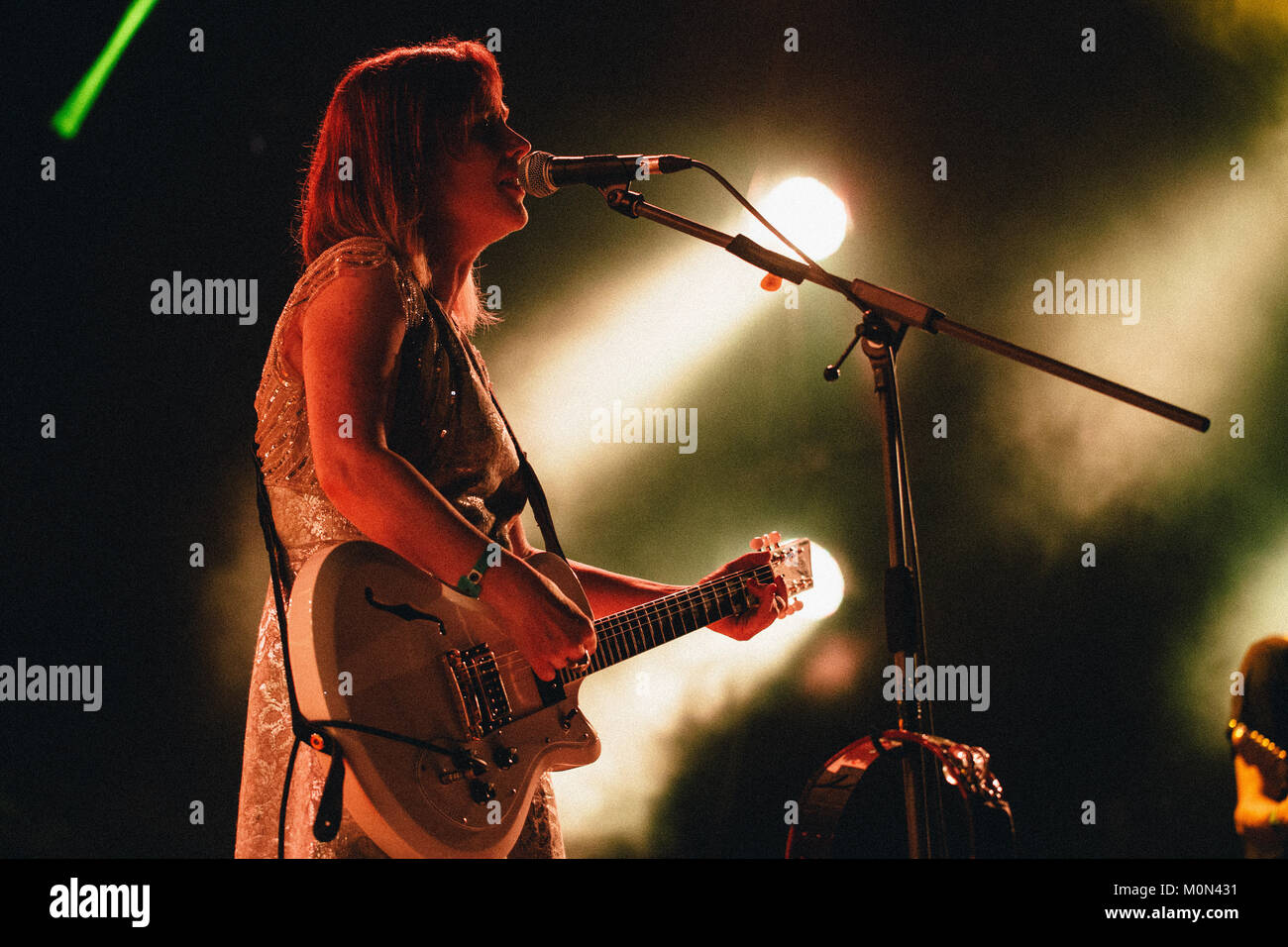 The English band Slowdive performs a live concert at the Polish music ...