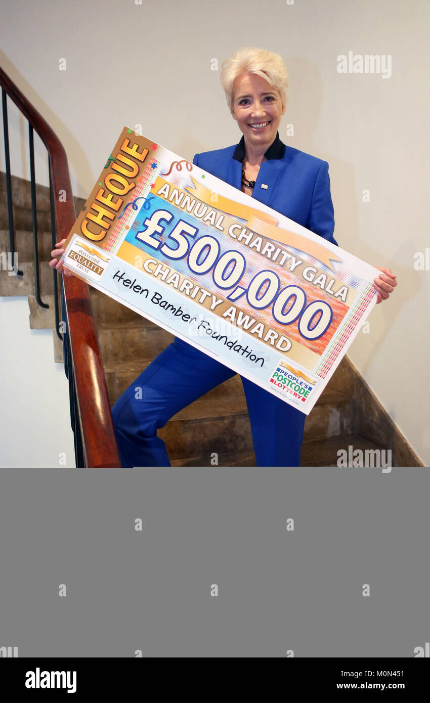 Actress Emma Thompson, president of the Helen Bamber Foundation, during ...