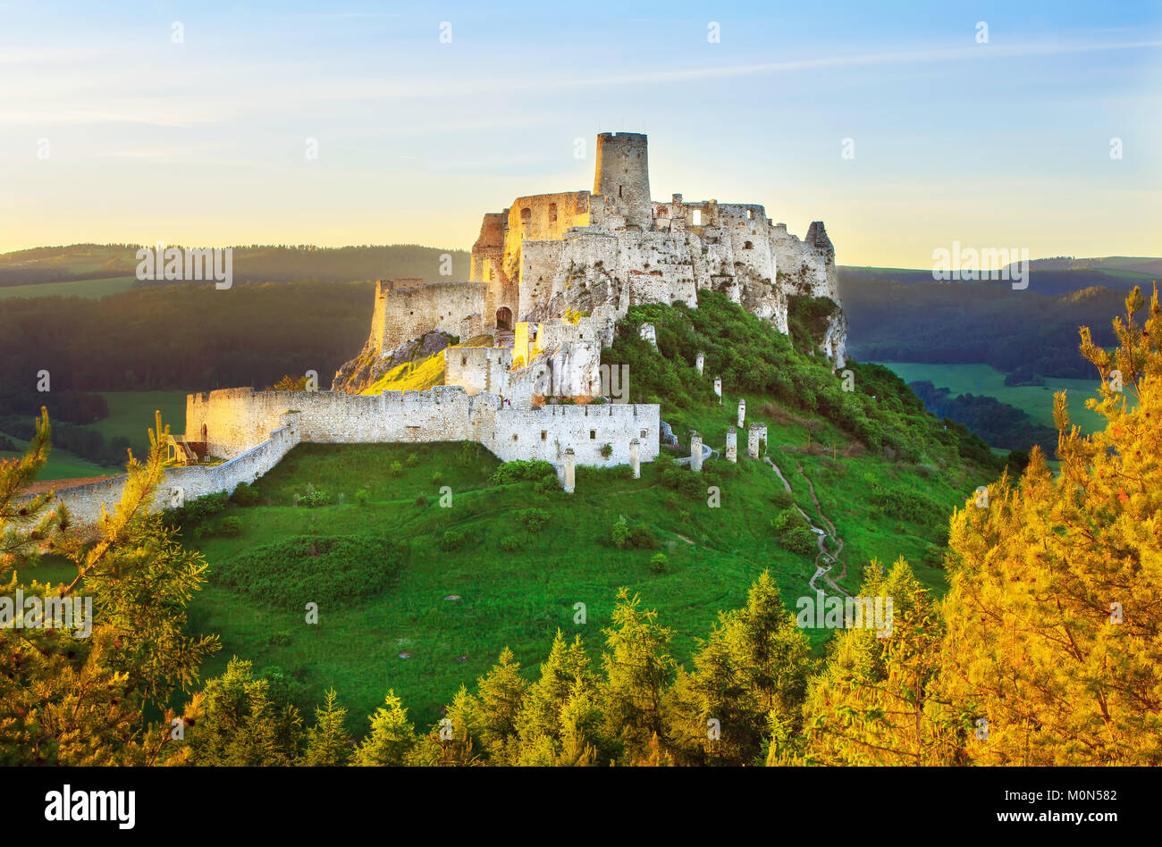Spis Castle the UNESCO heritage in Slovakia Stock Photo - Alamy