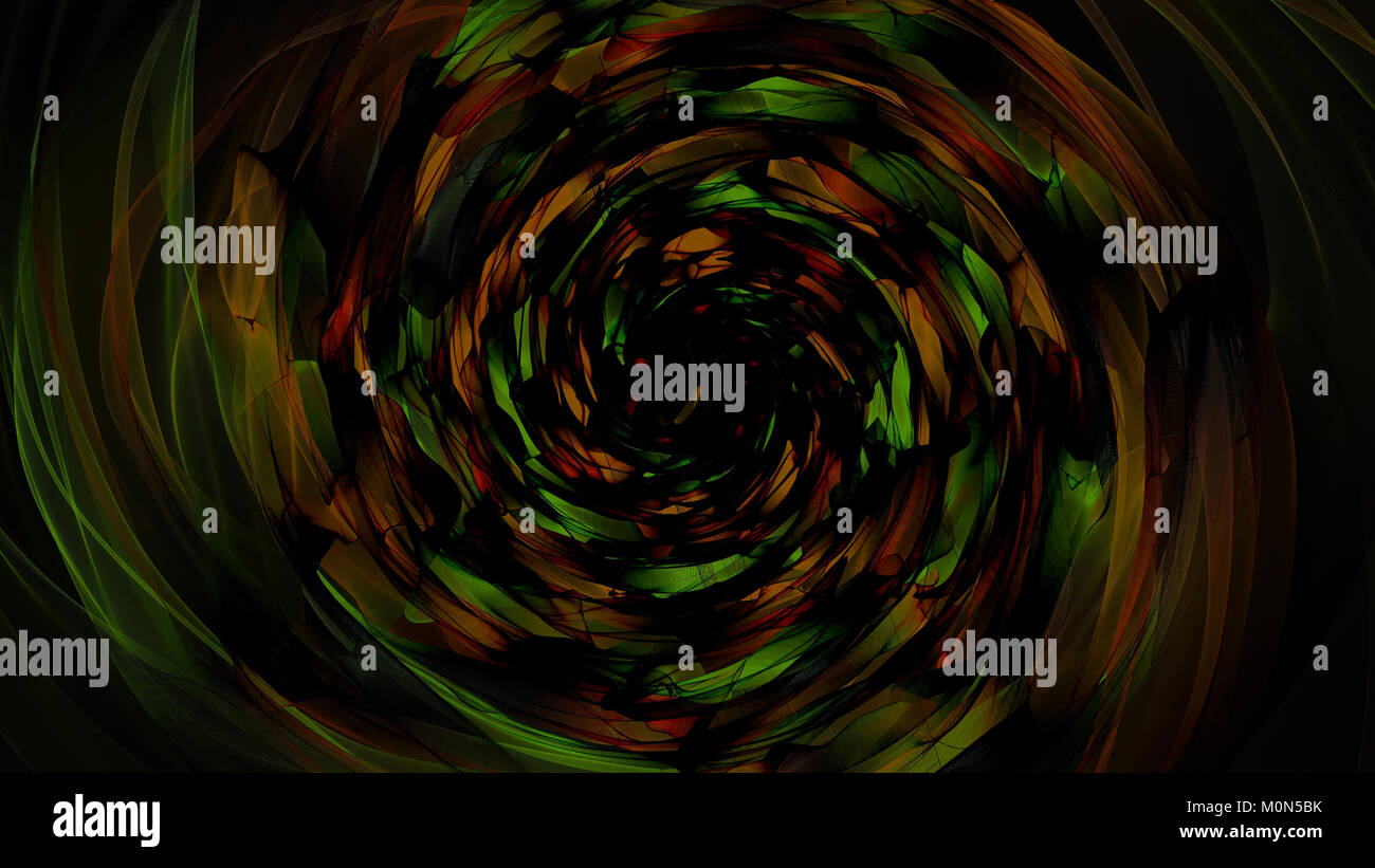 Abstract ring background with luminous swirling backdrop. Glowing ...