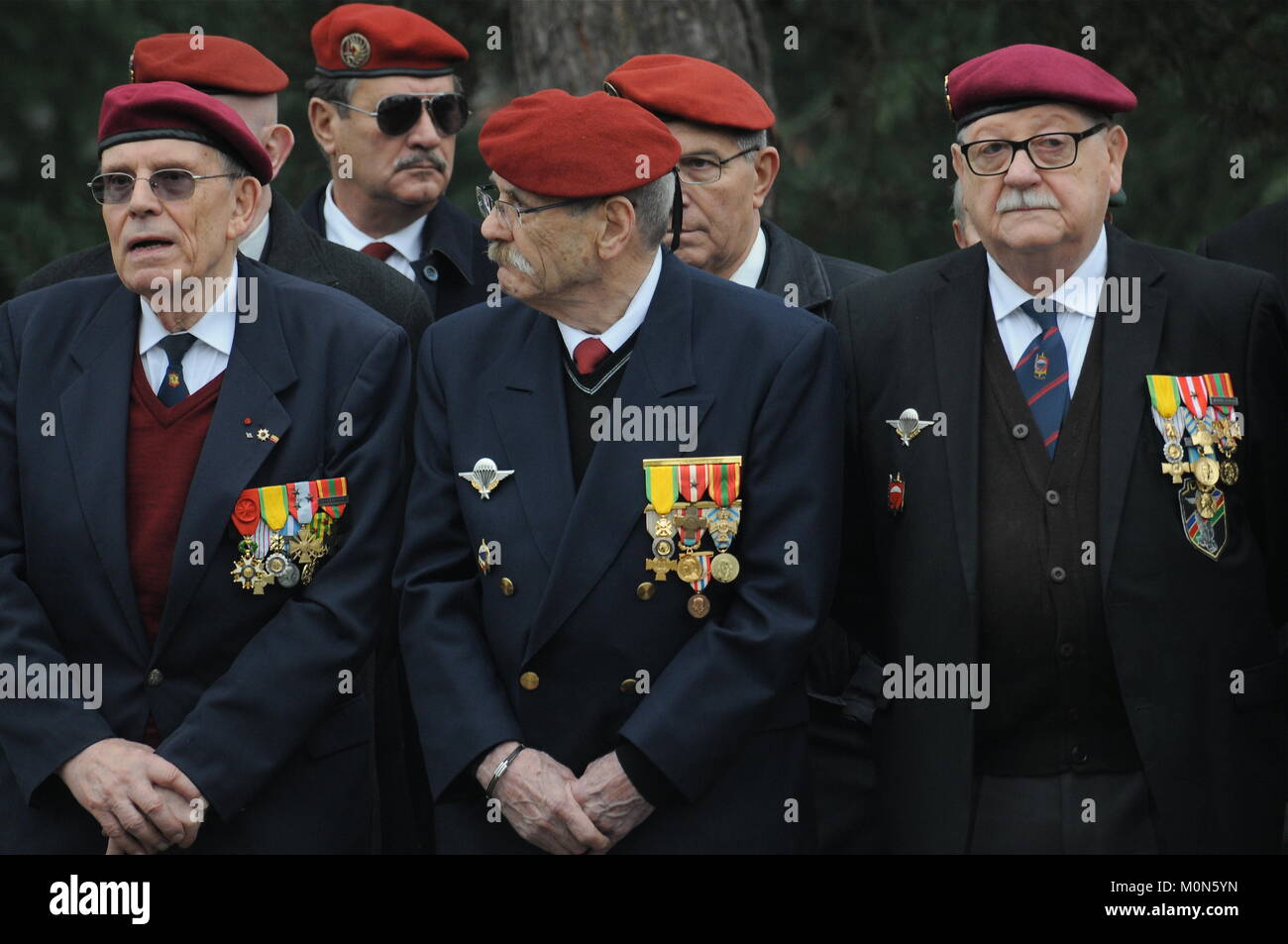 Paratroopers vets attend Homage ceremony paid to soldiers killed in ...