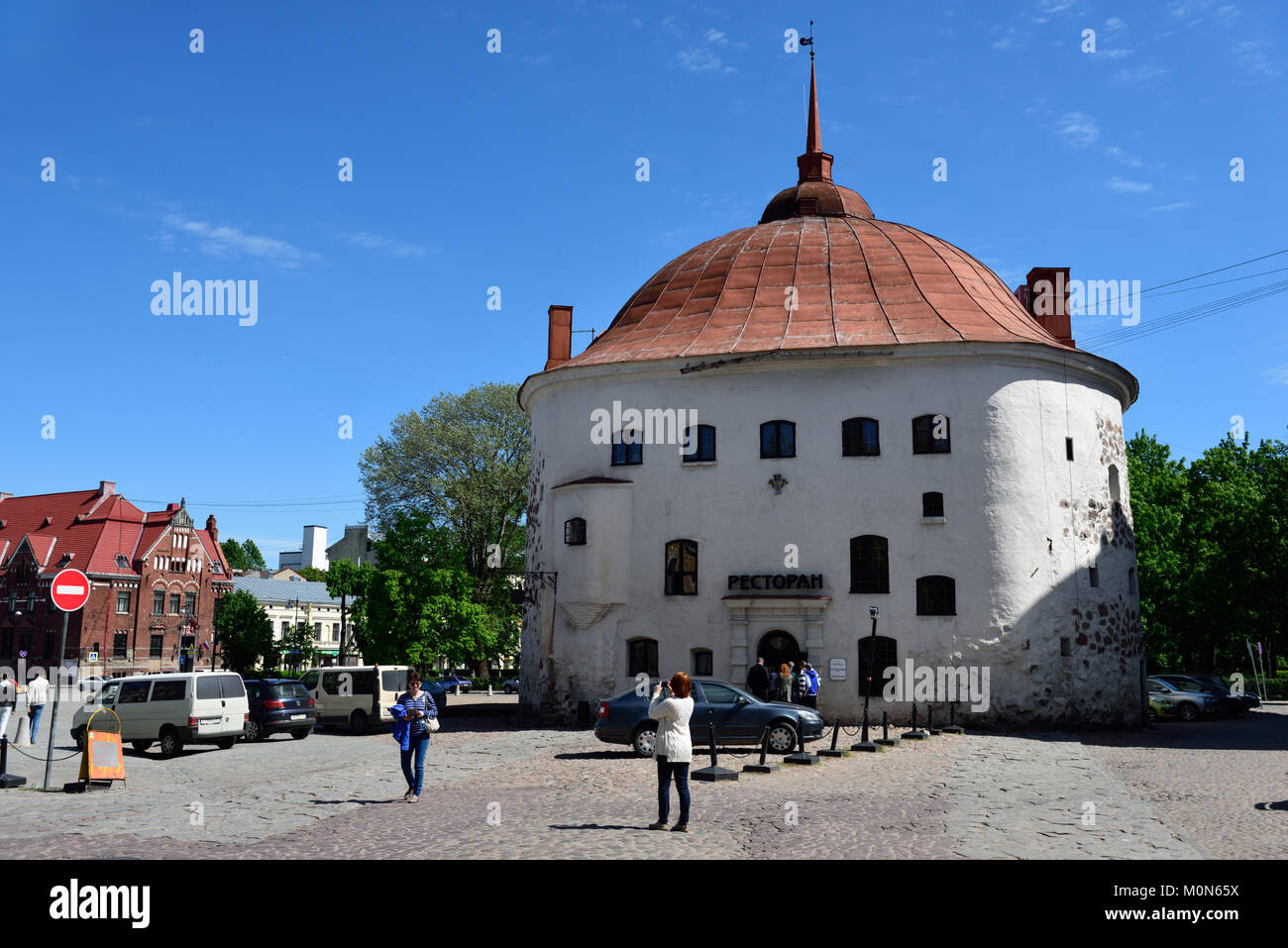 Red square vyborg architecture medieval hi-res stock photography and ...