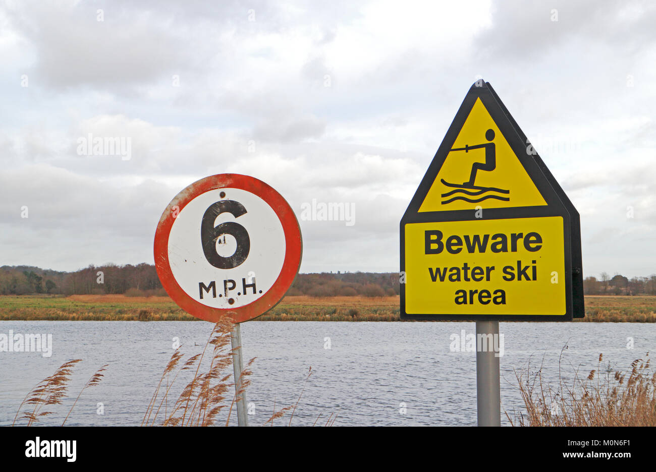 River warning signs hi-res stock photography and images - Alamy