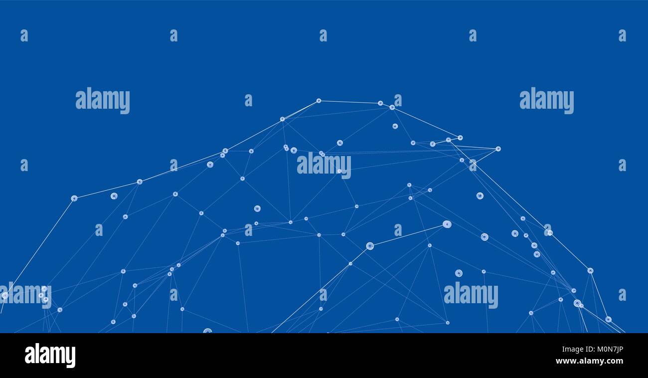 Network connections data points Stock Vector Images - Alamy