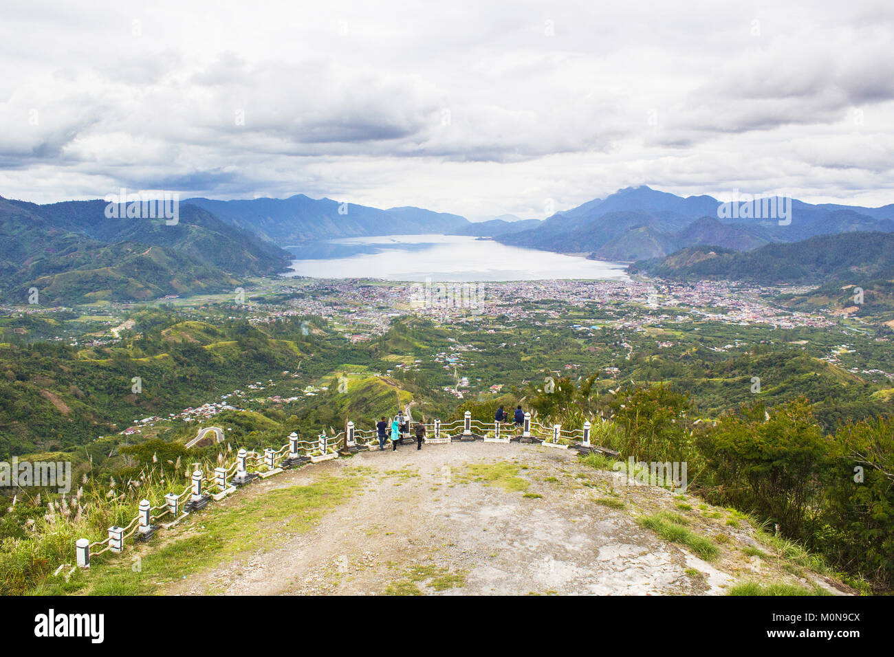 View of Takengon City Aceh From Very Top of the Hill Stock Photo - Alamy