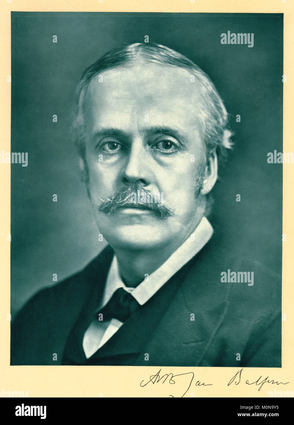 Arthur Balfour, Prime Minister of the United Kingdom from 1902 to 1905 ...
