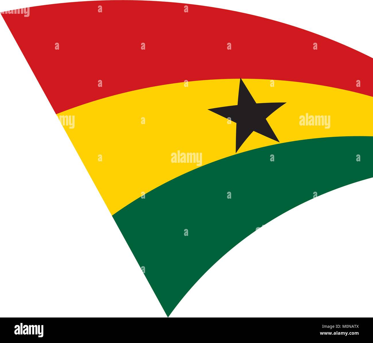Ghana flag, vector illustration Stock Vector Image & Art - Alamy