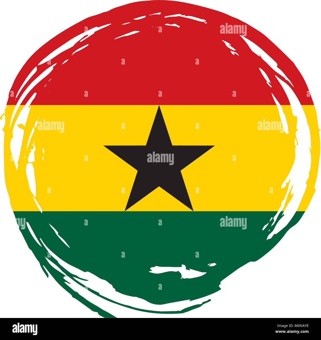 Ghana flag, vector illustration Stock Vector Image & Art - Alamy