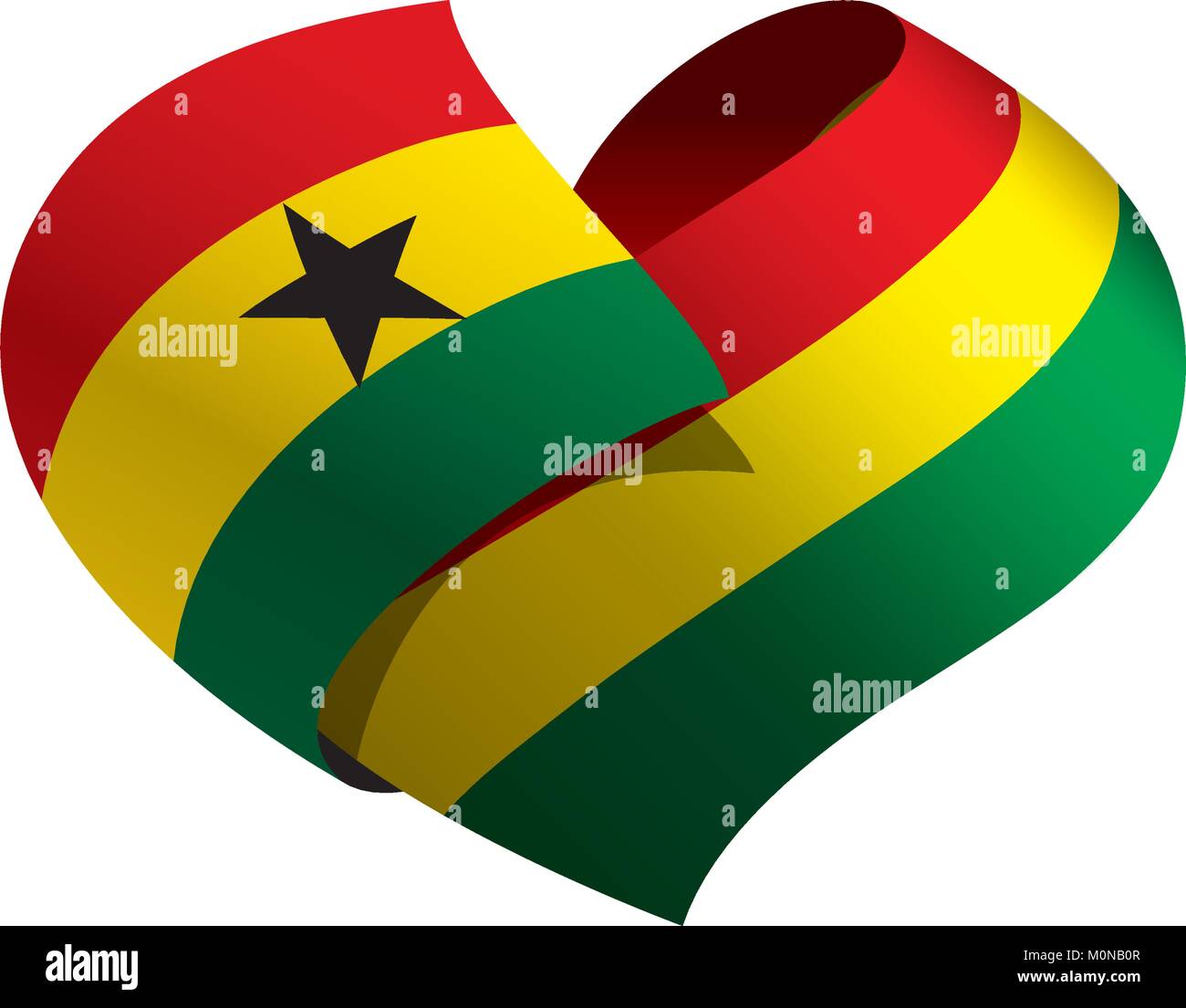 Ghana flag, vector illustration Stock Vector Image & Art - Alamy