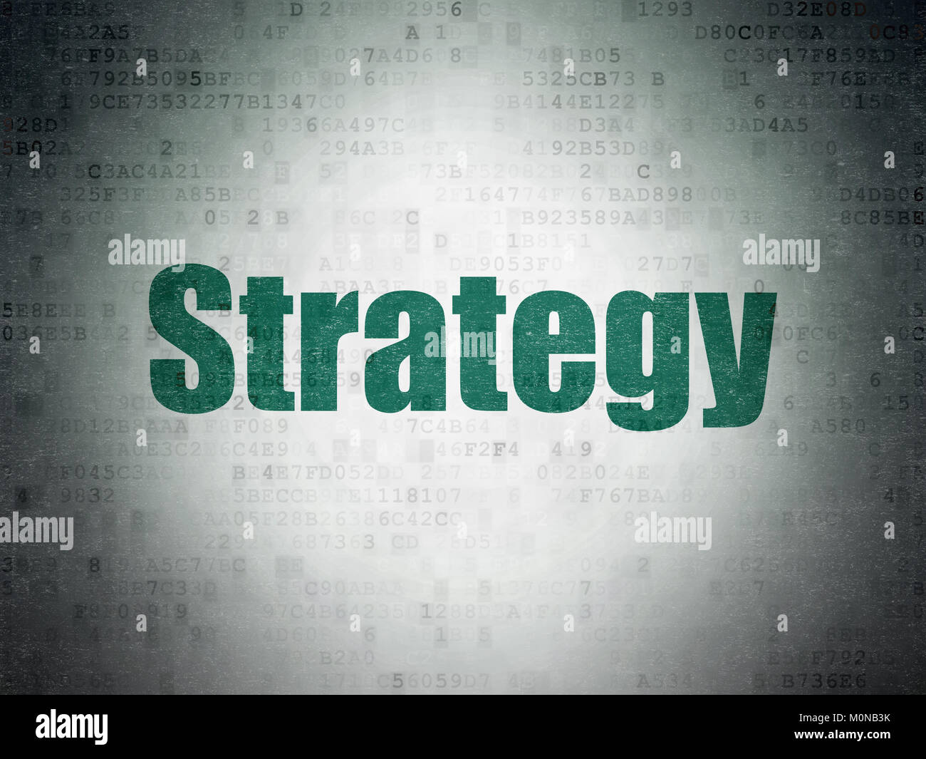 Business concept: Strategy on Digital Data Paper background Stock Photo ...