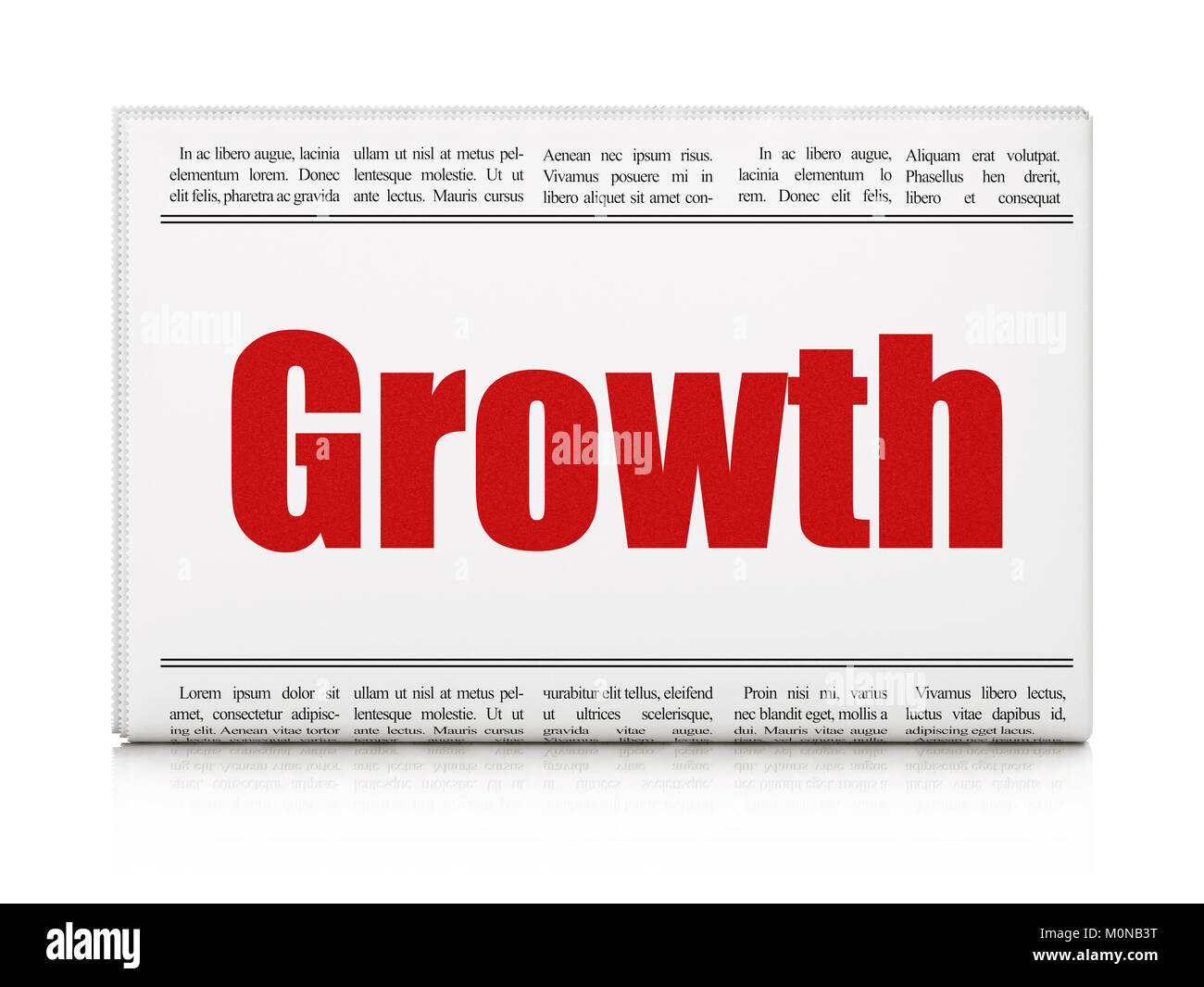 Financial news growth business company Cut Out Stock Images & Pictures ...