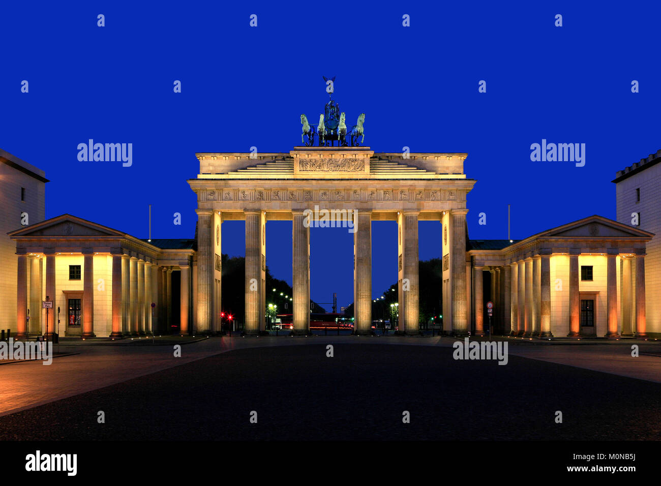 The 18th century Brandenburg Gate (1781) during the Festival of Lights ...