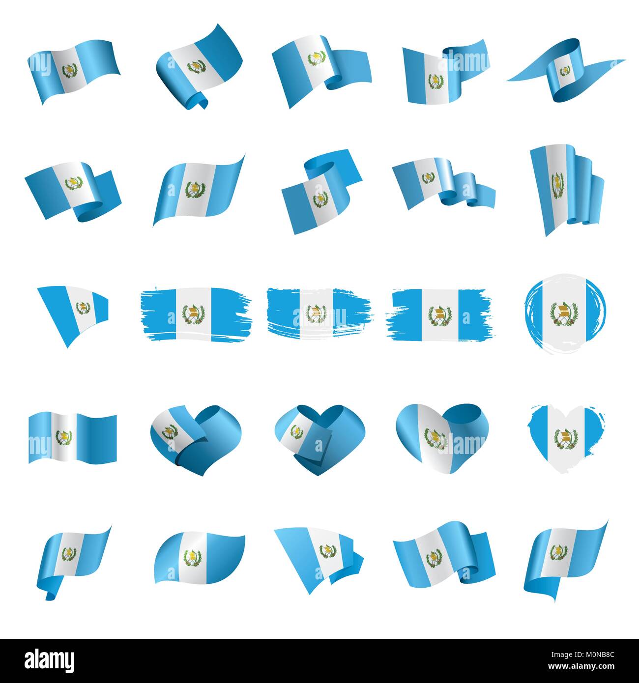 Guatemala flag, vector illustration Stock Vector Image & Art - Alamy