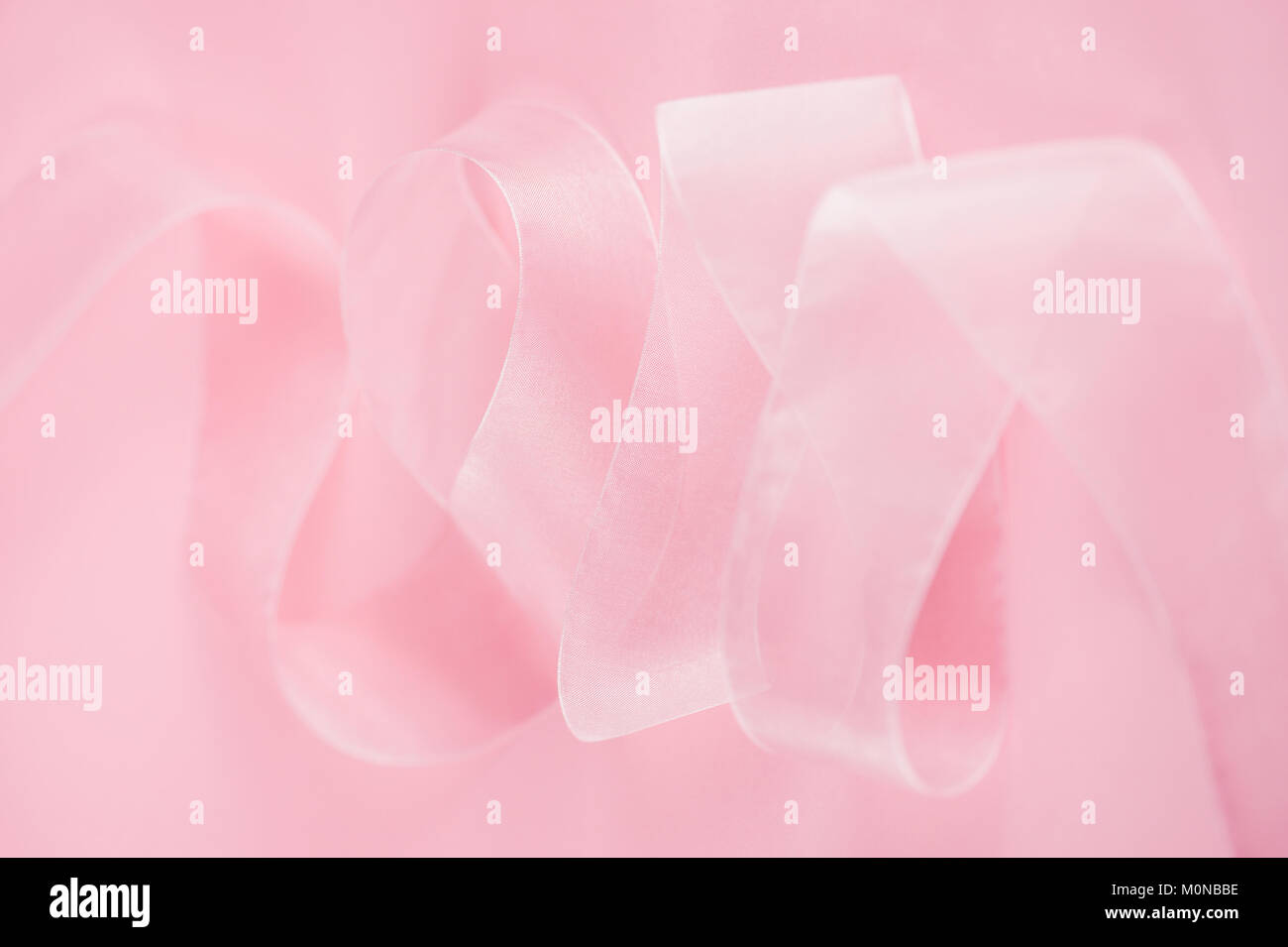 Gentle abstract pink background with ribbon Stock Photo - Alamy