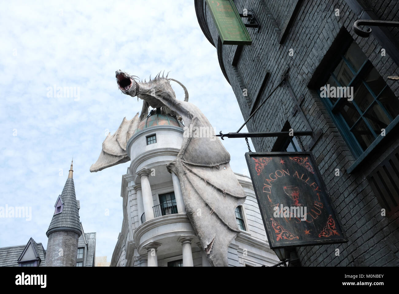 The Dragon At Gringotts Bank Diagon Alley At Universal