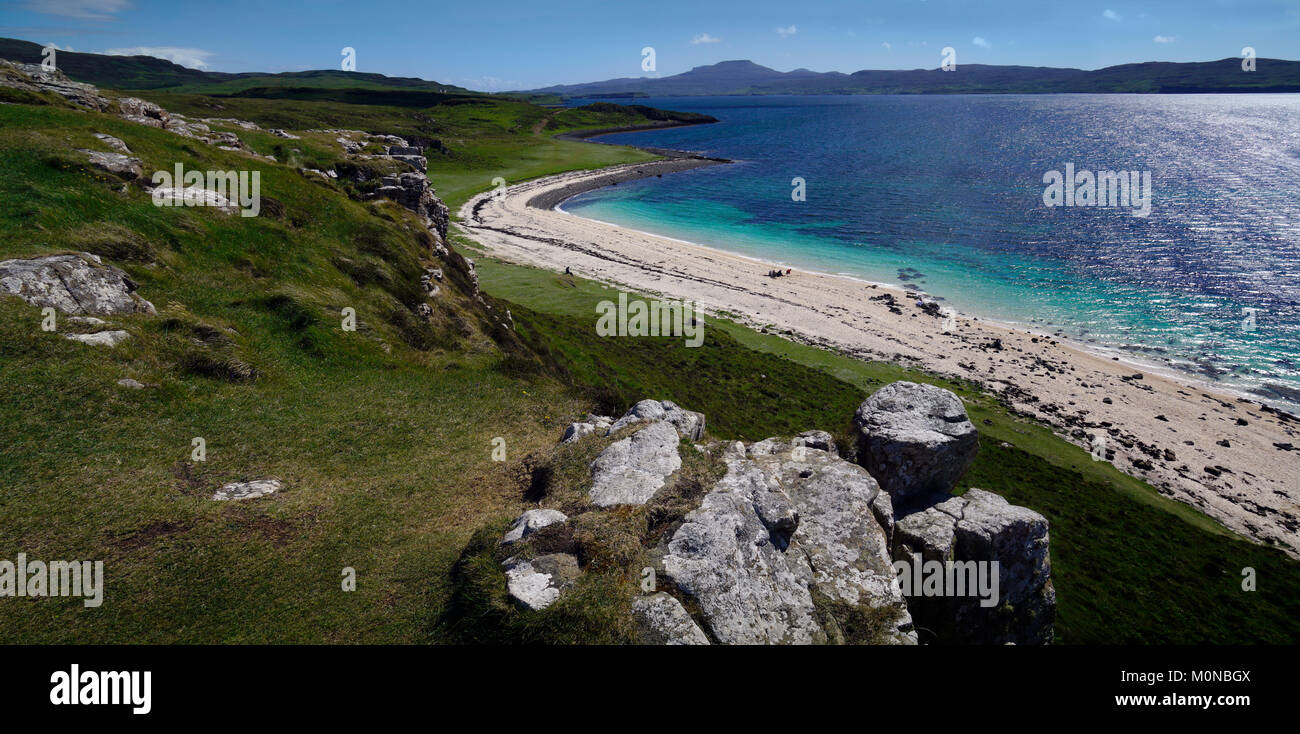 The Coral Beach at Claigan Stock Photo - Alamy
