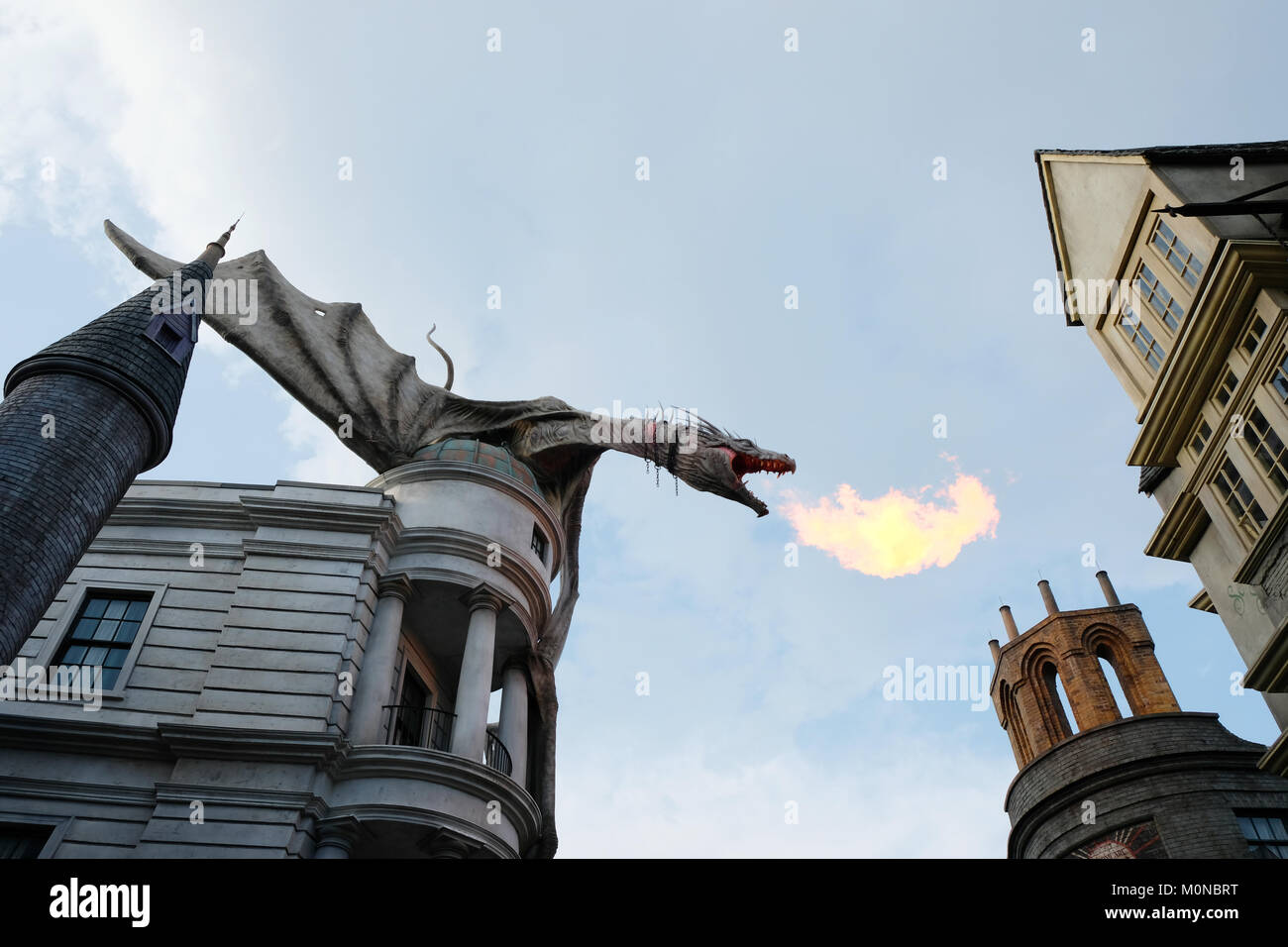 Universal studios gringotts bank hi-res stock photography and images ...