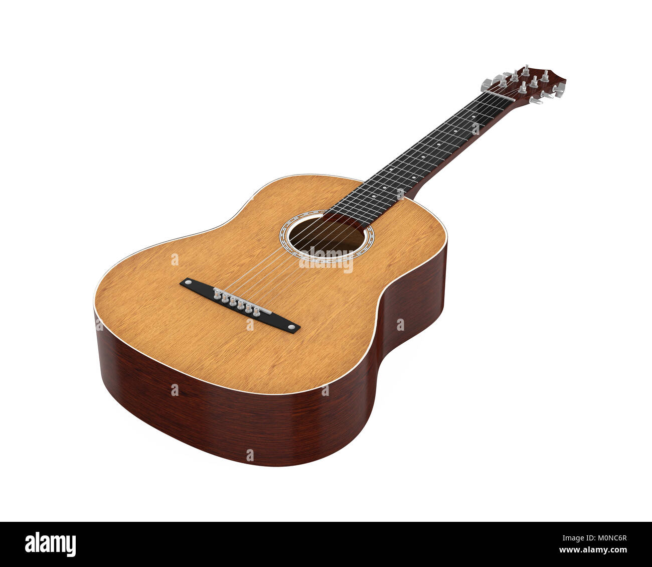 Classical guitar wooden instrument Cut Out Stock Images & Pictures - Alamy