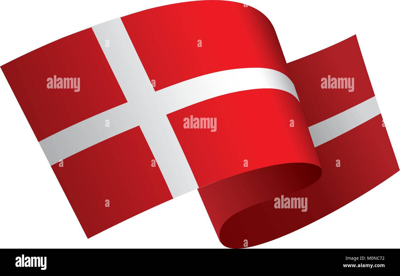 Danmark flag, vector illustration Stock Vector Image & Art - Alamy