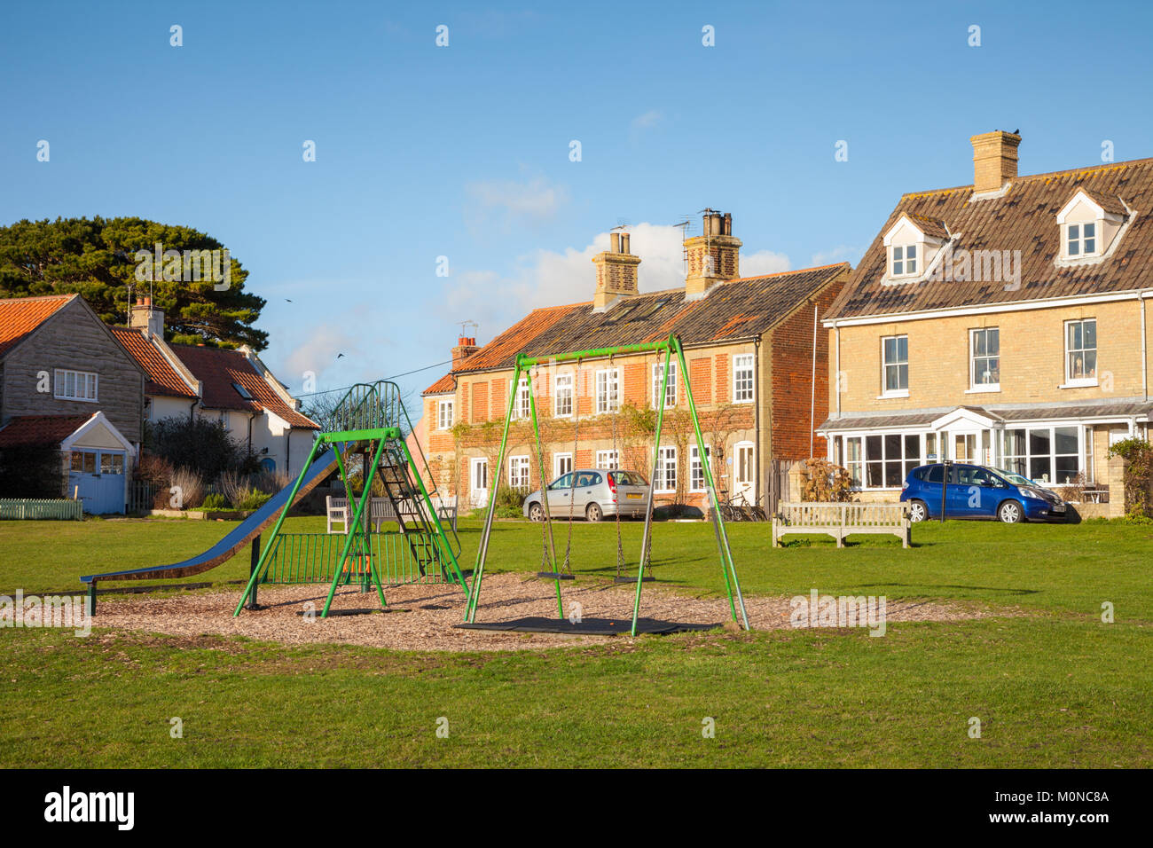 Village green and playground walberswick hi-res stock photography and ...