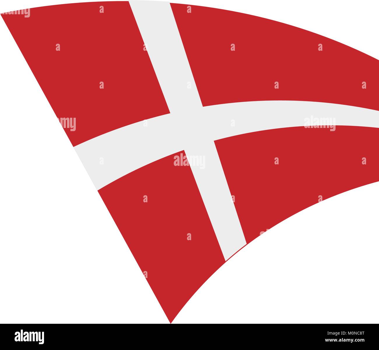Danmark flag, vector illustration Stock Vector Image & Art - Alamy