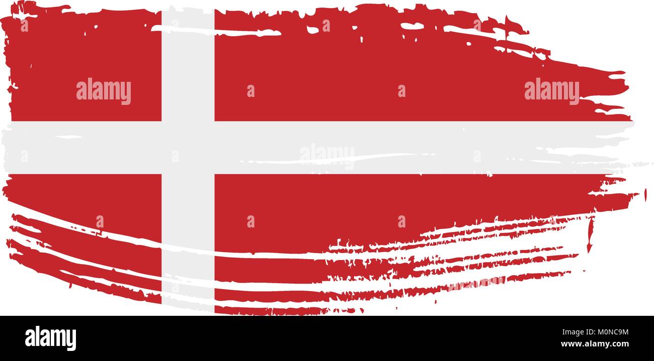 Danmark flag, vector illustration Stock Vector Image & Art - Alamy
