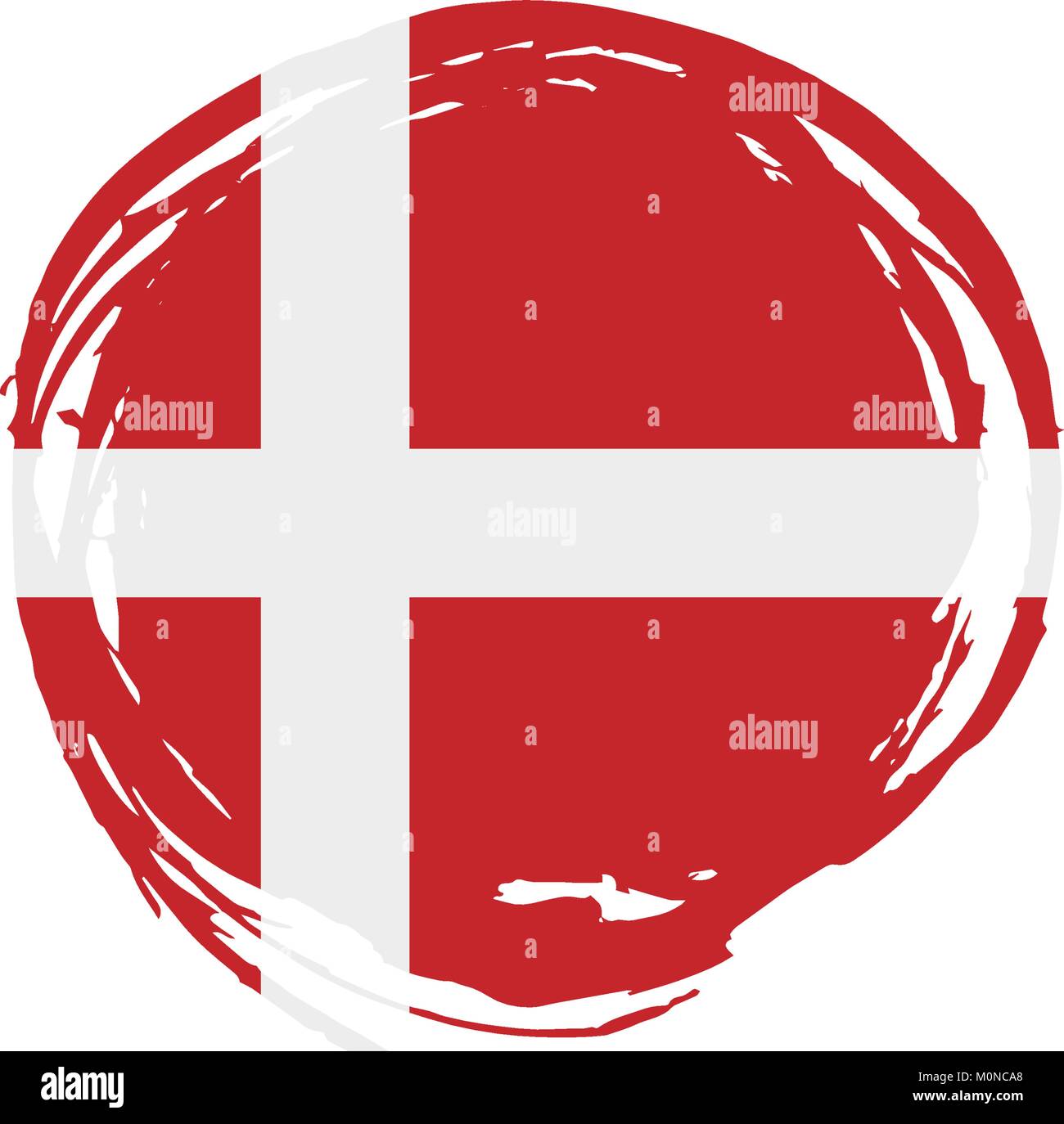 Danmark flag, vector illustration Stock Vector Image & Art - Alamy