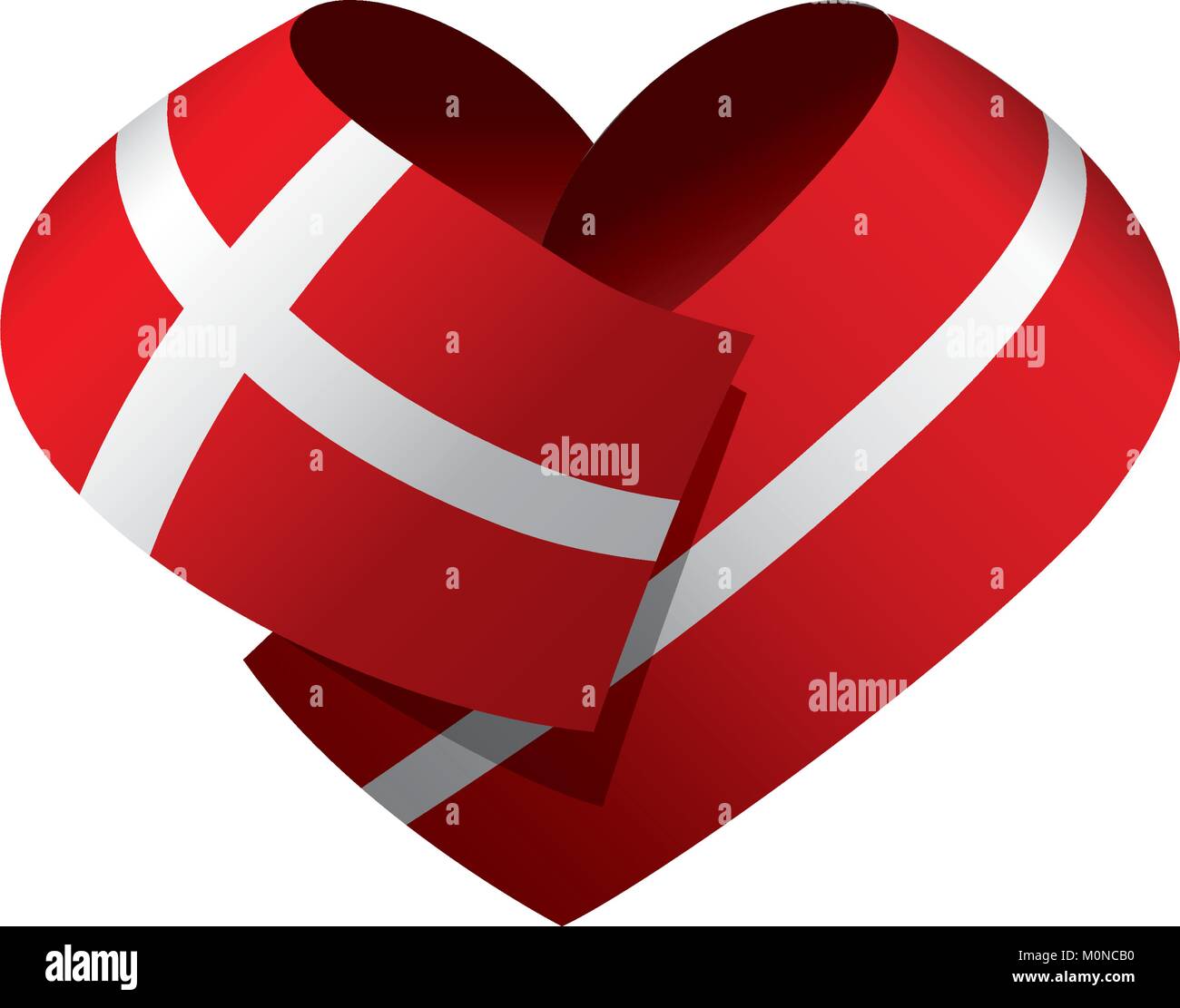 Danmark flag, vector illustration Stock Vector Image & Art - Alamy