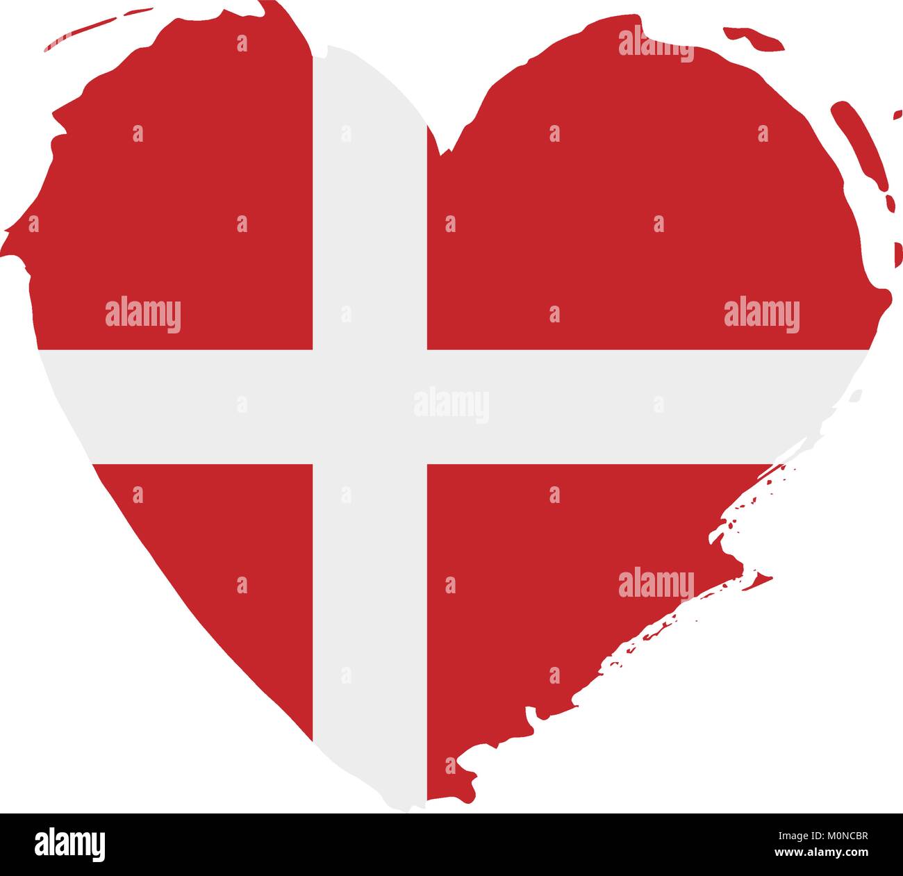 Danmark flag, vector illustration Stock Vector Image & Art - Alamy
