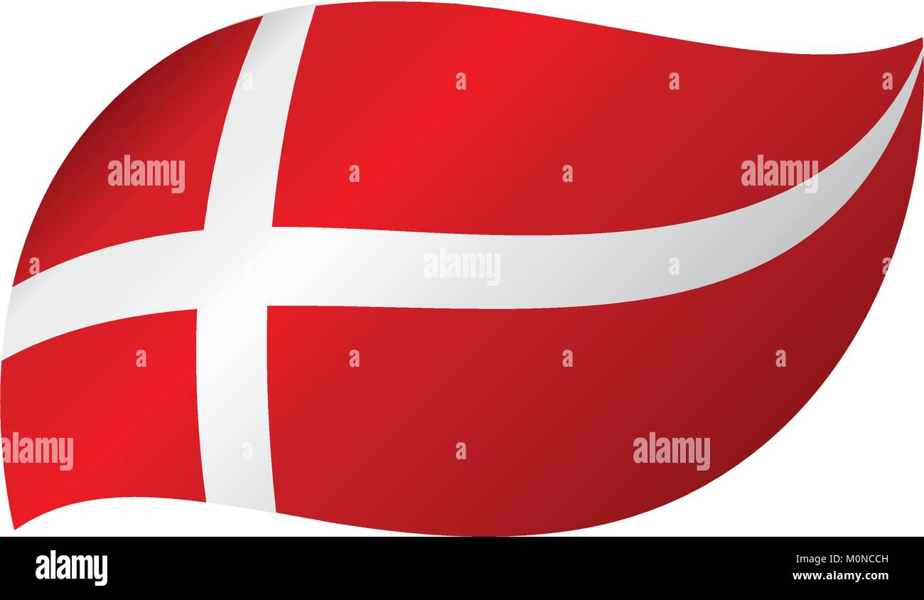 Danmark flag, vector illustration Stock Vector Image & Art - Alamy