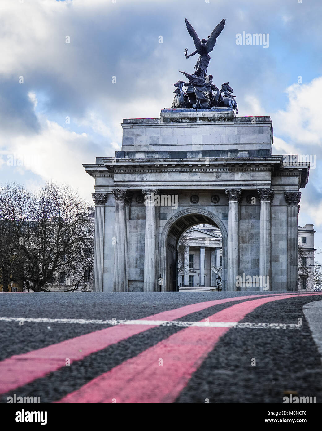 Wellington Arch or Constitution Arch is a triumphal arch located to the ...