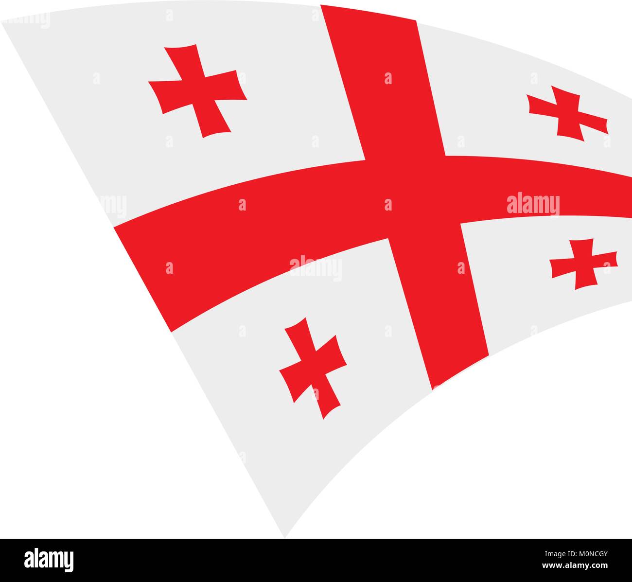 Georgia flag, vector illustration Stock Vector Image & Art - Alamy