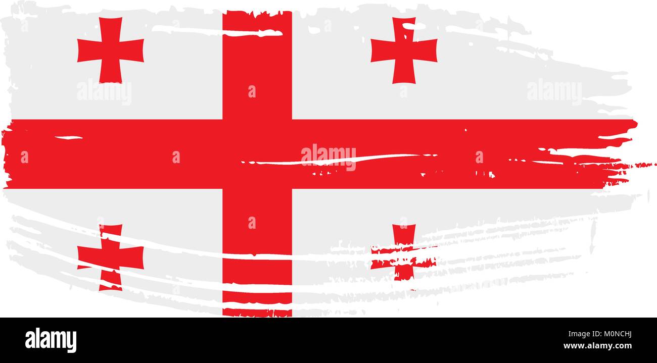 Georgia flag, vector illustration Stock Vector Image & Art - Alamy