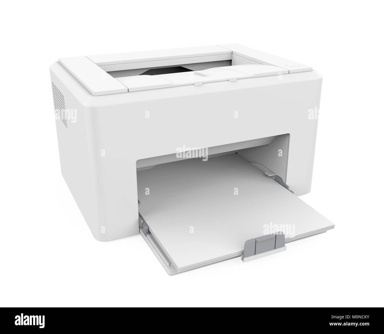 Laser Printer Isolated Stock Photo - Alamy
