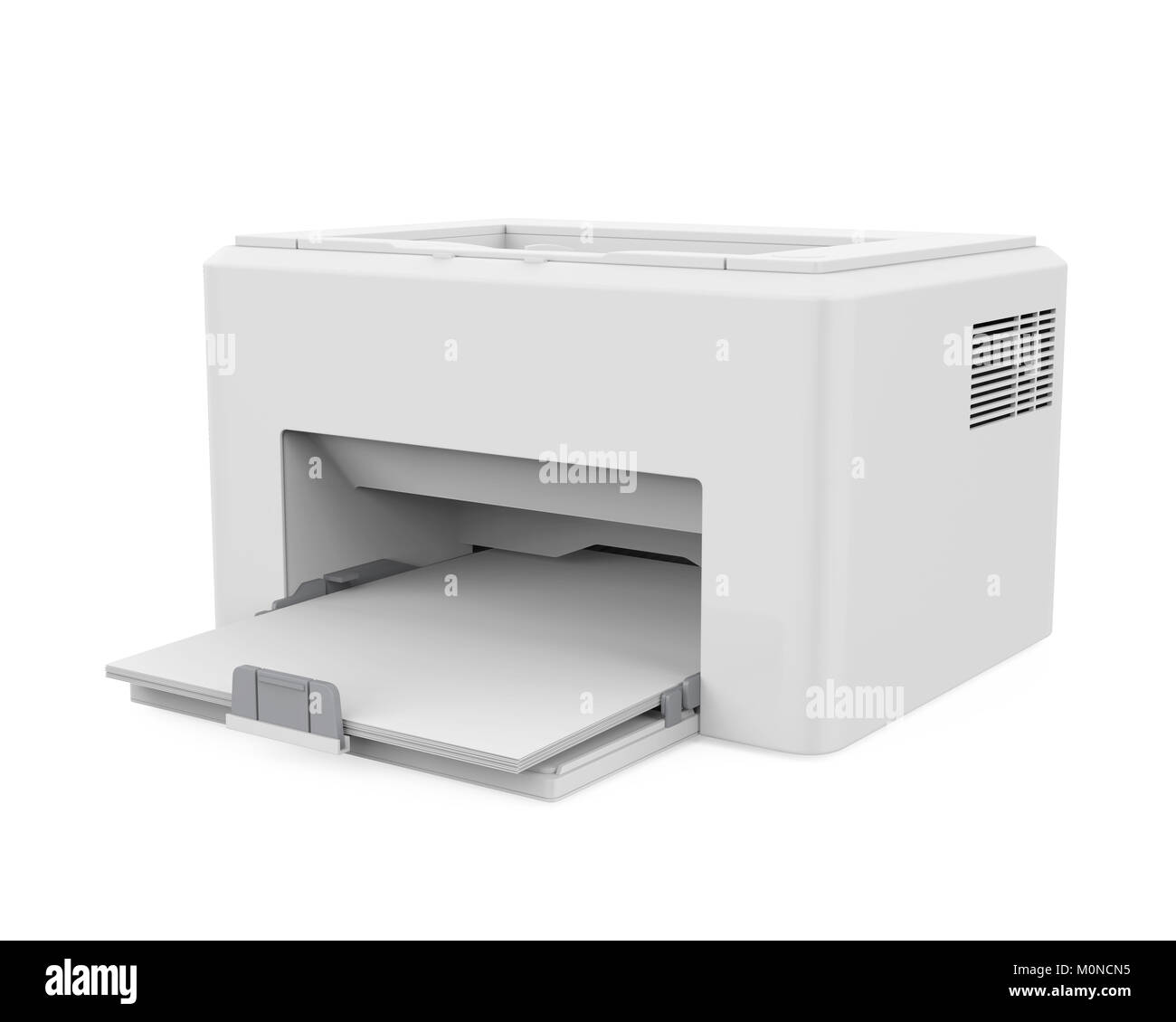 Laser Printer Isolated Stock Photo - Alamy