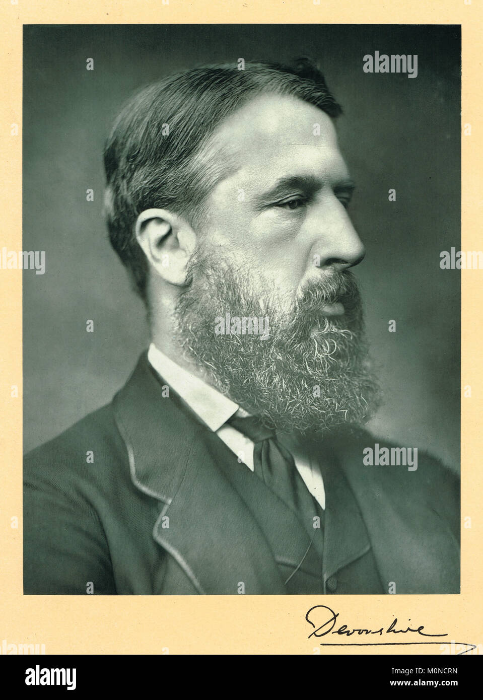 Spencer Cavendish, 8th Duke of Devonshire. Leader of three political ...