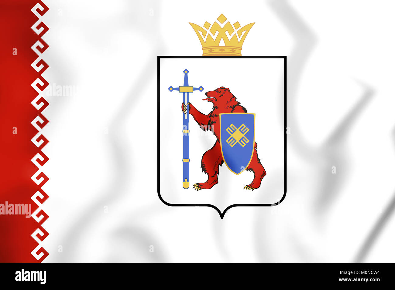 Mari el republic flag hi-res stock photography and images - Alamy