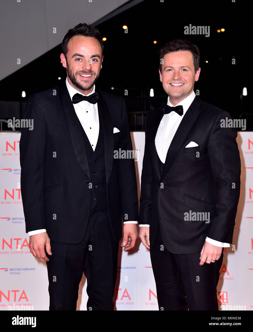 Anthony 'Ant' McPartlin and Declan 'Dec' Donnelly (right) attending the ...