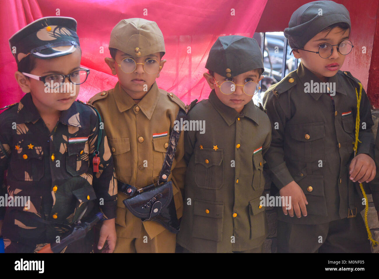 Subhash Chandra Bose With His Army