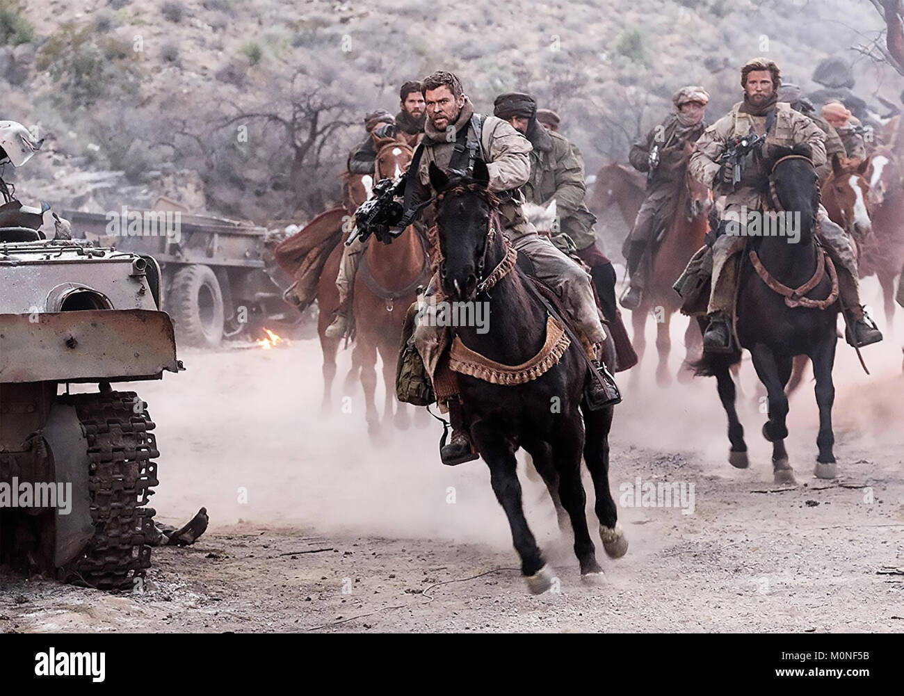 12 STRONG 2018 Alcon Entertainment film with Chris Hemsworth Stock ...