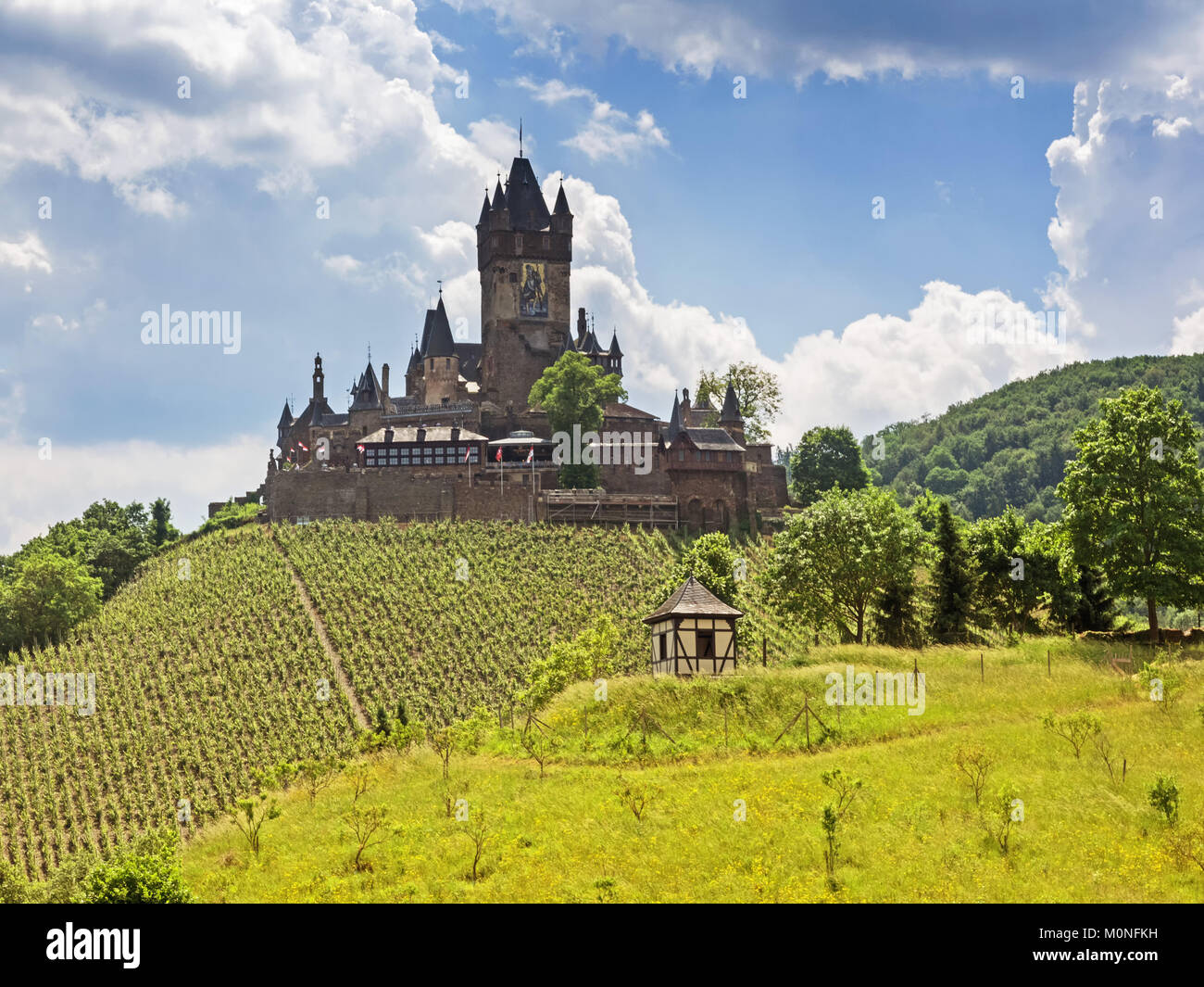 Cochem with reichsburg hi-res stock photography and images - Alamy