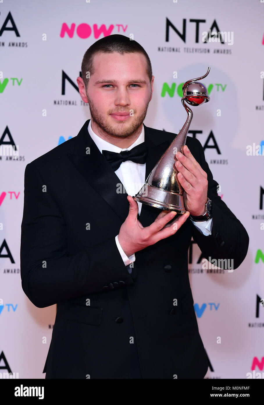 Danny Walters in the Press Room at the National Television Awards 2018 ...