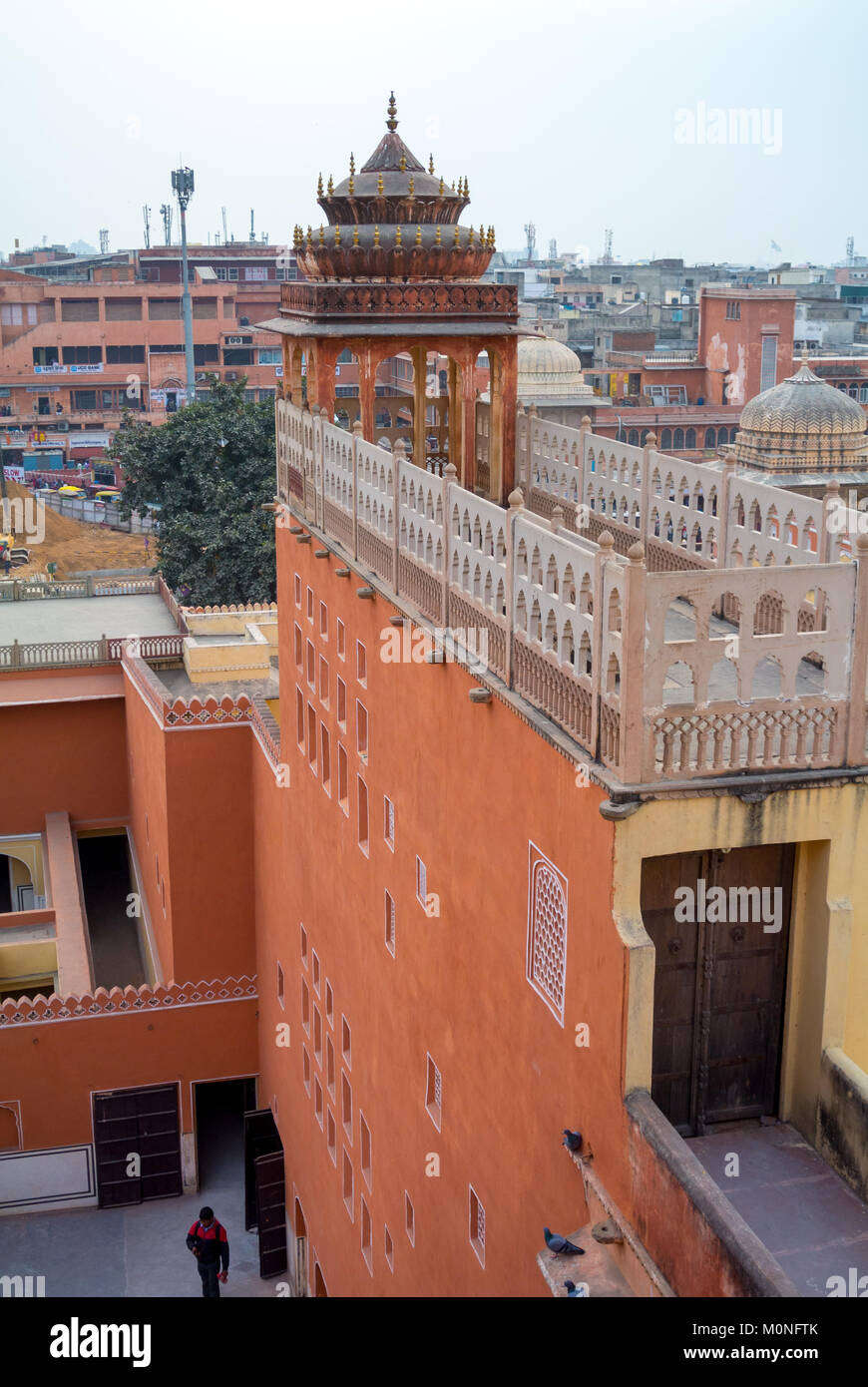 Jaipur, Rajasthan, India, 25th of January, 2017: An aerial view of ...