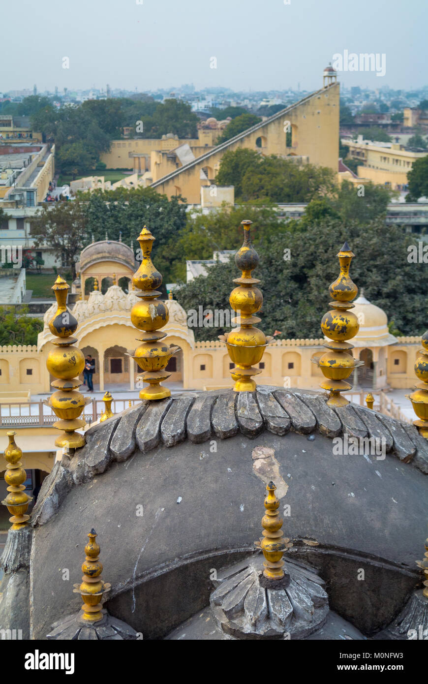 Jaipur, Rajasthan, India, 25th of January, 2017: An aerial view of ...